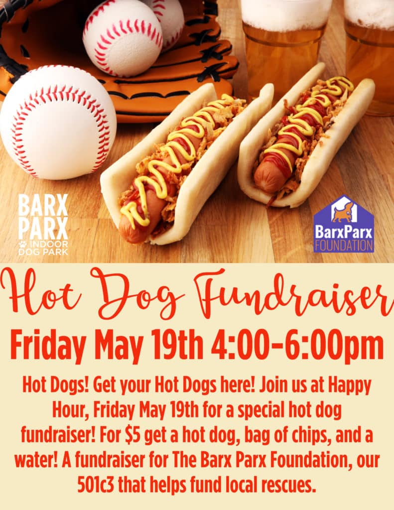 Hot Dog Fundraiser @ BarxParx Happy Hour! - Barx Parx Foundation